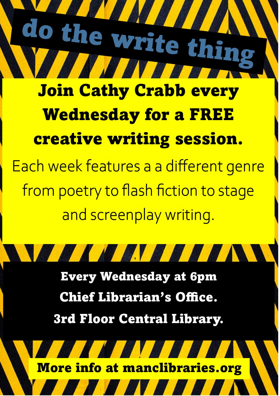 Do the Write Thing: Creative Writing Workshops - Library Live